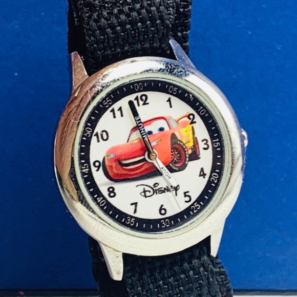 Disney | Accessories | Walt Disney Cars Lightning Mcqueen Watch Hook ...